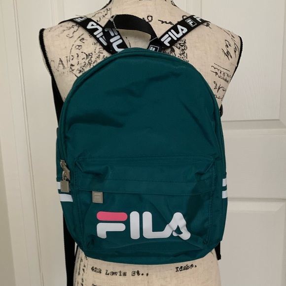 Fila | Bags | Fila Logo Green Small Gym Travel Backpack | Poshmark
